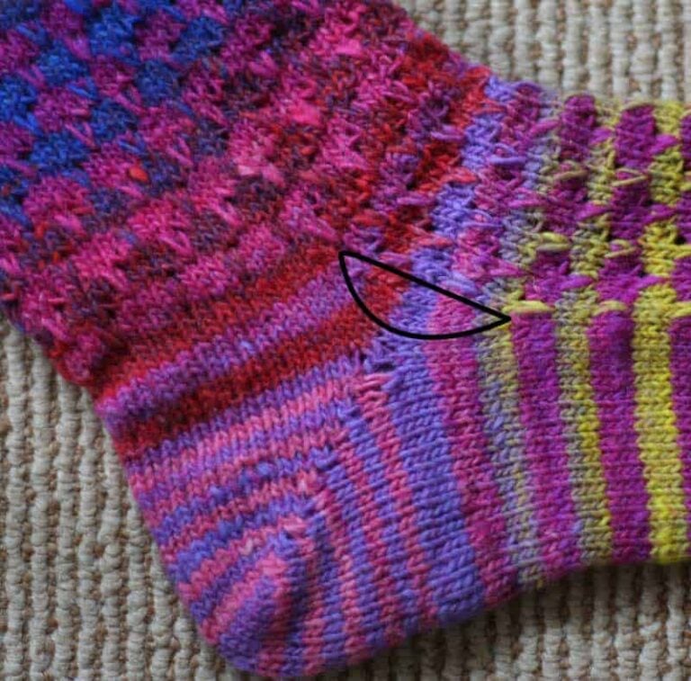 How-To: Short Row Heel Gussets - Knotions Magazine