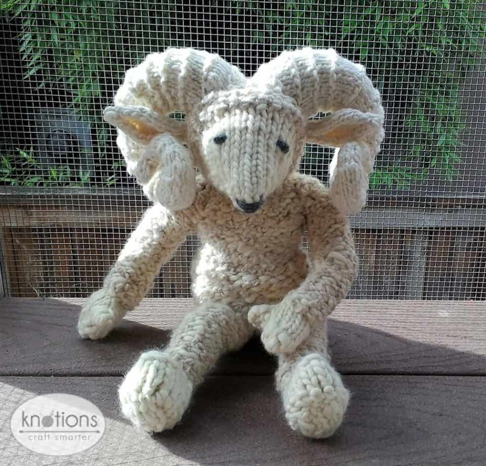 Eunice Ewe Stuffed Animal - knotions