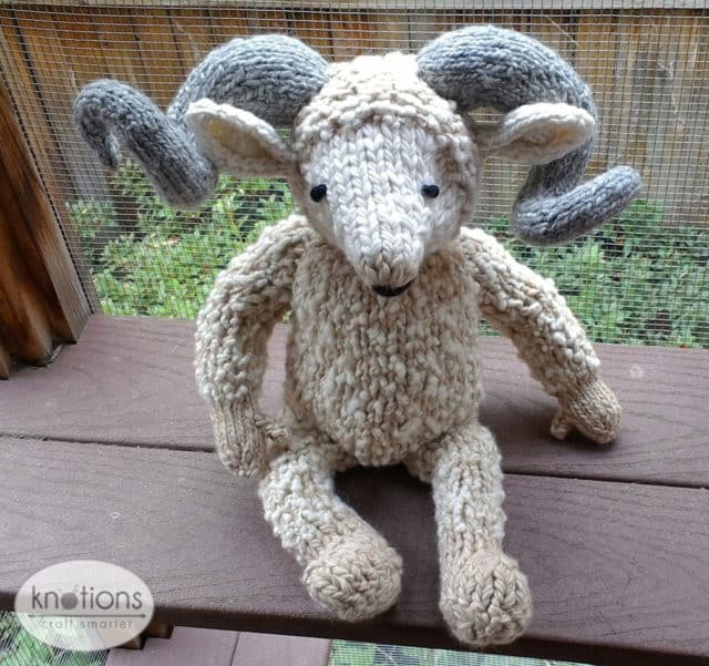 Eunice Ewe Stuffed Animal - knotions