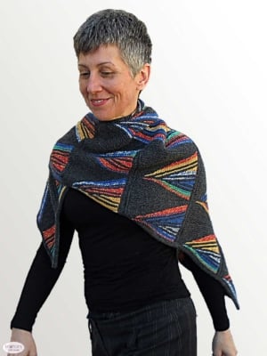 The Prism Effect Shawl - Knotions Magazine