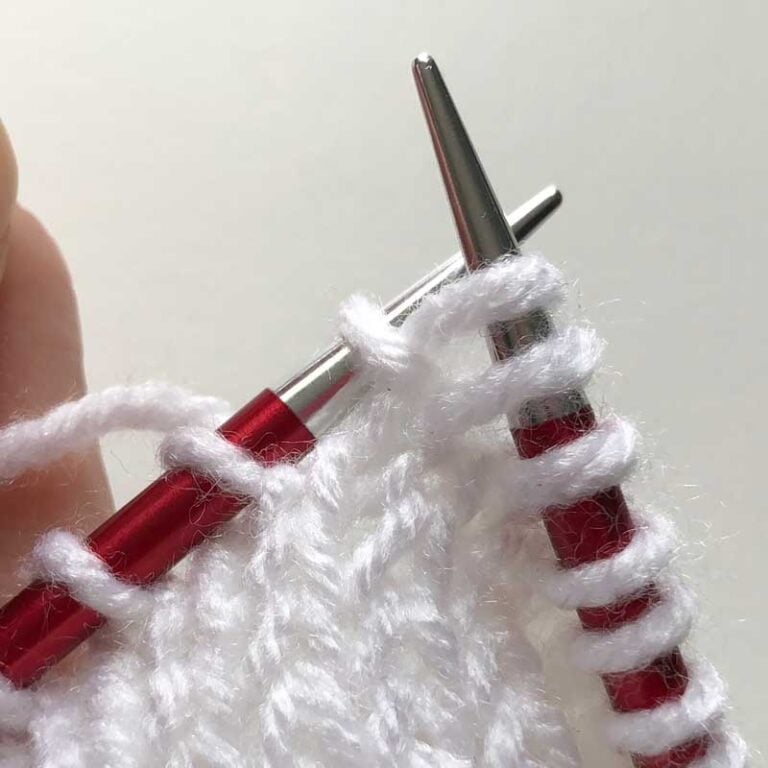 KFB (knit front and back) - Knotions Magazine