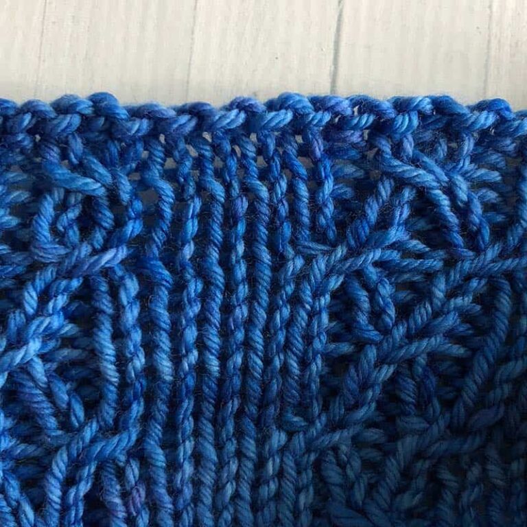 Sewn Bind Off - Knotions Magazine