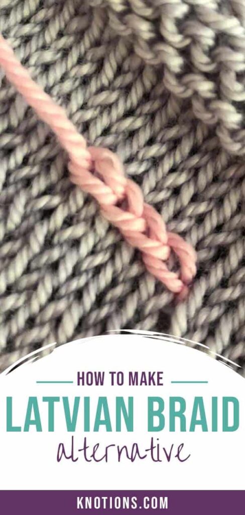 Latvian Braid Alternative (easier!) - Knotions Magazine