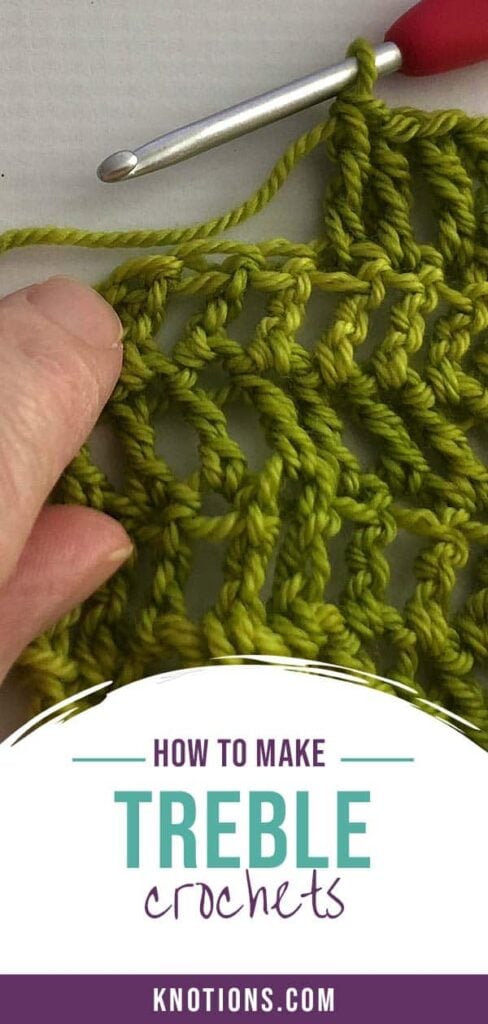 Treble crochet (tc) - Knotions Magazine