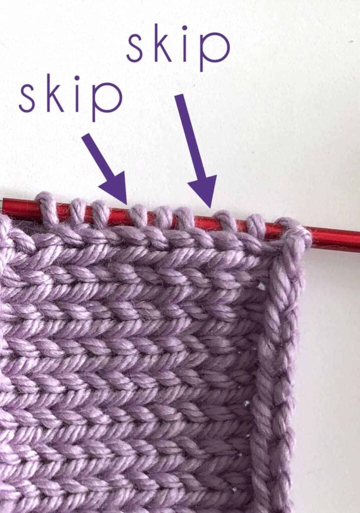 [tutorial] Pick Up Stitches Evenly in Stockinette - knotions