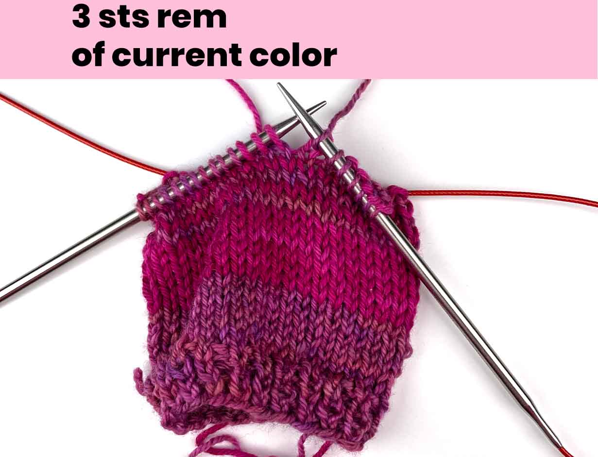 [stitch] Helical Stripes for Blending Multiple Skeins - Knotions Magazine